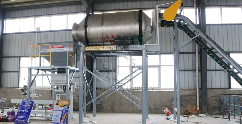 NPK compound fertilizer production line from our old customers ...