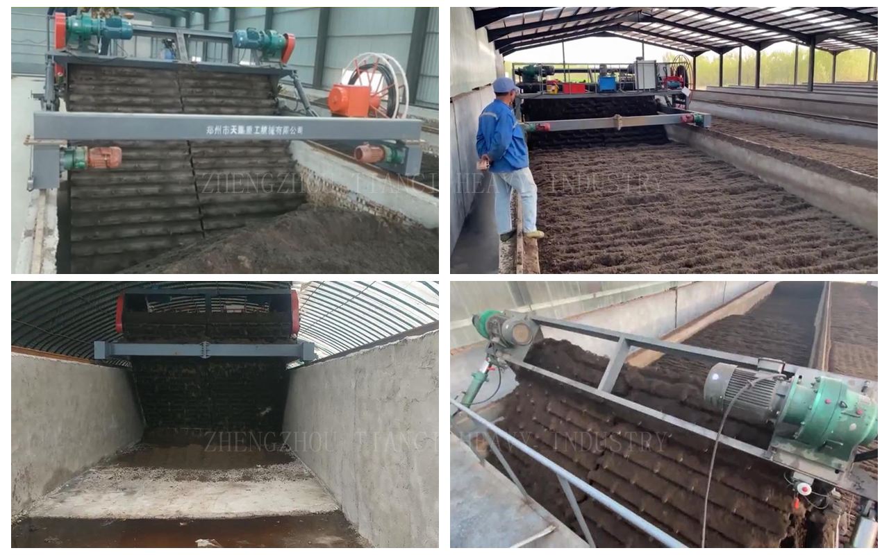 Chain plate type compost turner - Zhengzhou Tianci Heavy Industry ...